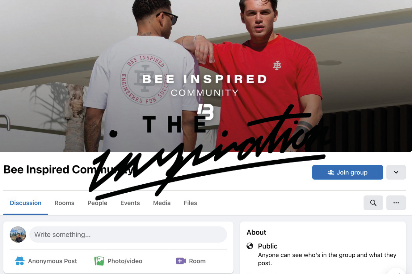 THE BEE INSPIRED FACEBOOK COMMUNITY